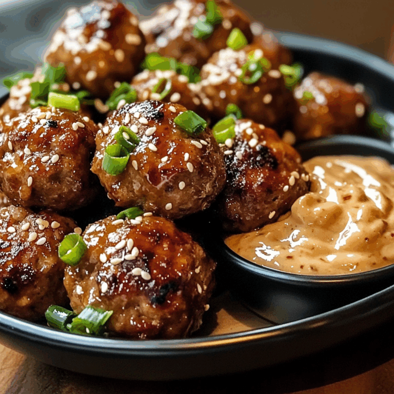 Korean BBQ Meatballs with Spicy Mayo Dip: The Perfect Irresistible Recipe