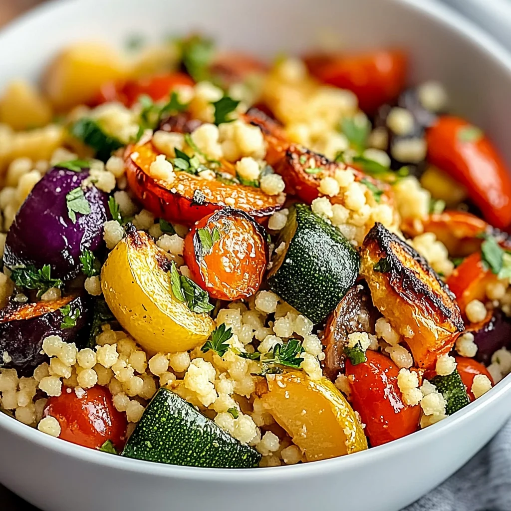 Roasted Vegetable Couscous: A Delicious Comfort Dish